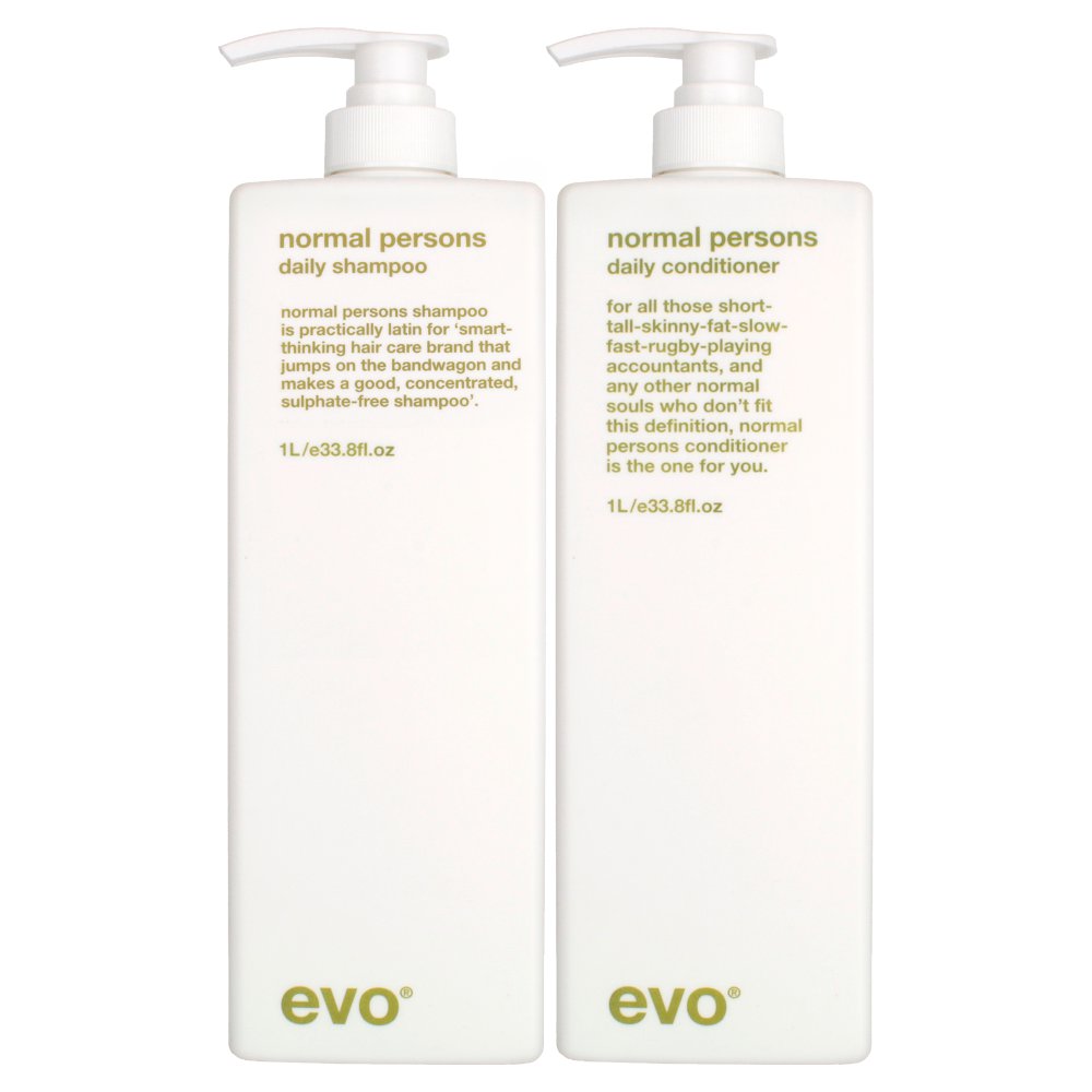 Evo Normal Persons Daily Shampoo & Conditioner Duo | Beauty Care Choices