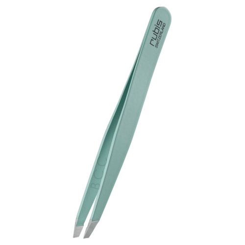 Rubis Switzerland Satin Slanted Tweezer | Beauty Care Choices