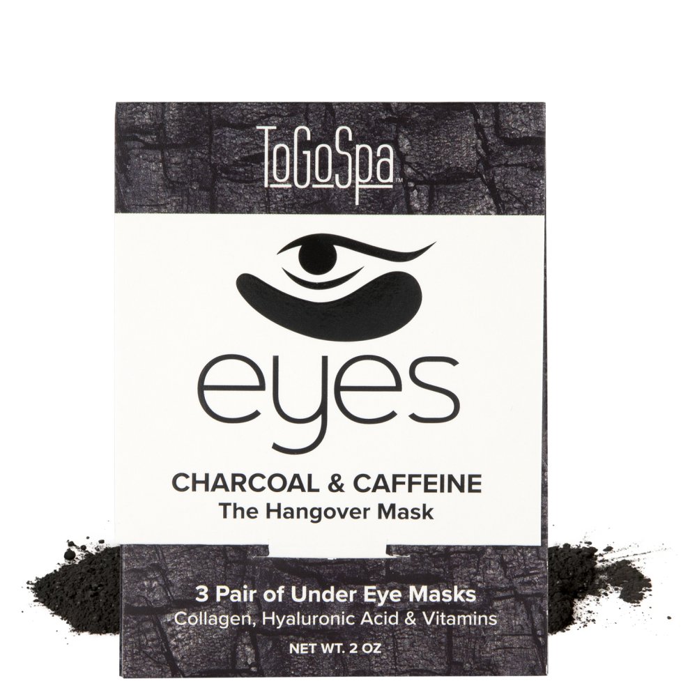 ToGoSpa Charcoal & Caffeine EYES 'The Hangover' Mask | Beauty Care Choices