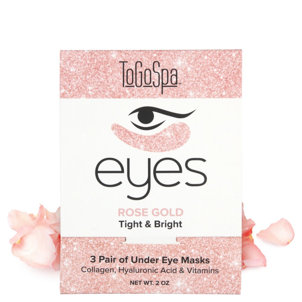 ToGoSpa Rose Gold EYES Mask | Beauty Care Choices