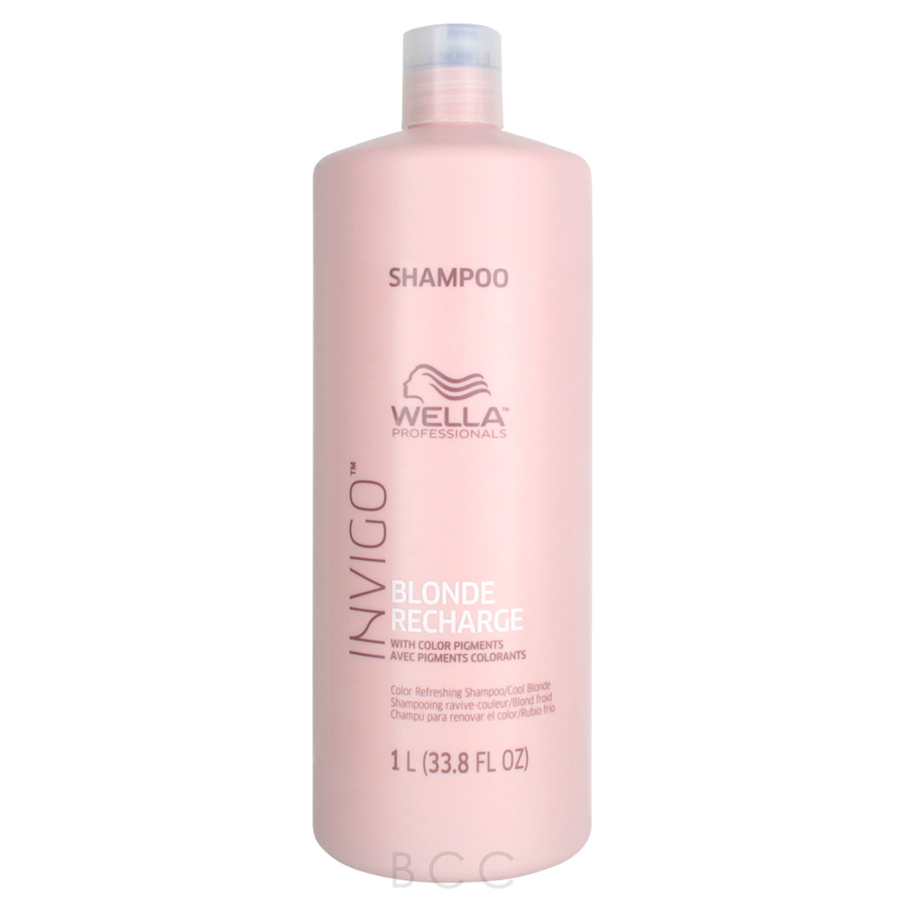 Wella Invigo Blonde Recharge Color Refreshing Shampoo - Cool Blonde 33. ...