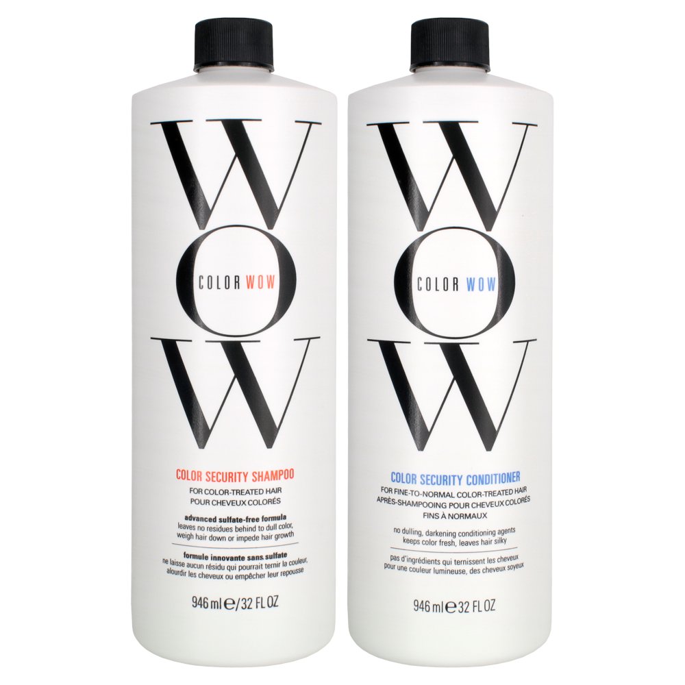 Color Wow Color Security Shampoo & Conditioner - Fine-to-Normal Duo ...