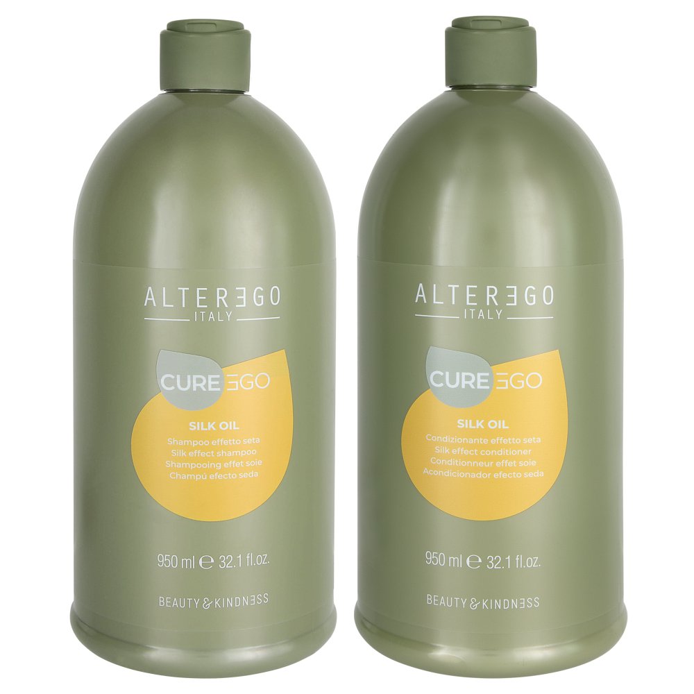 Alter Ego CureEgo Silk Oil Shampoo & Conditioner Duo | Beauty Care Choices