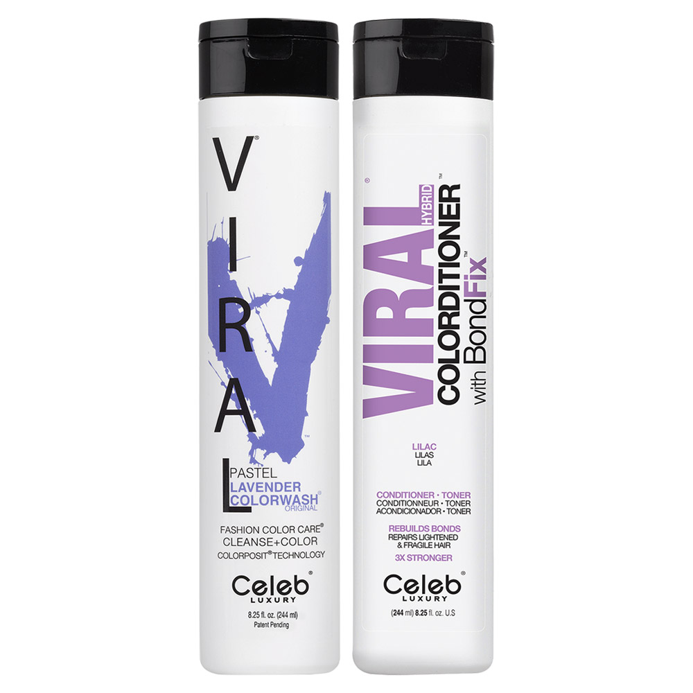 Celeb Luxury Viral Pastel Lavender/Lilac Healthy Color Duo | Beauty ...