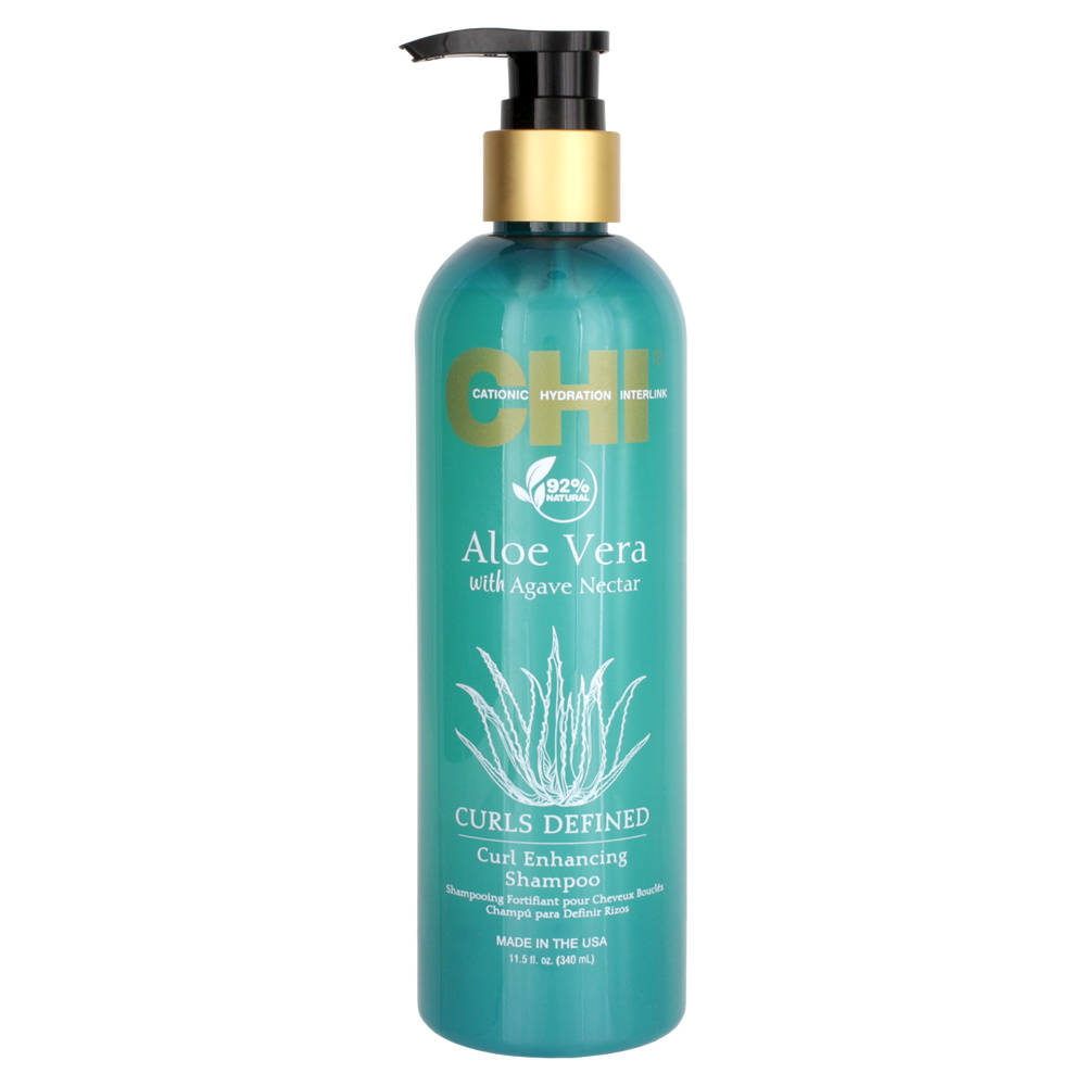 CHI Aloe Vera with Agave Nectar Curls Defined Curl Enhancing Shampoo ...