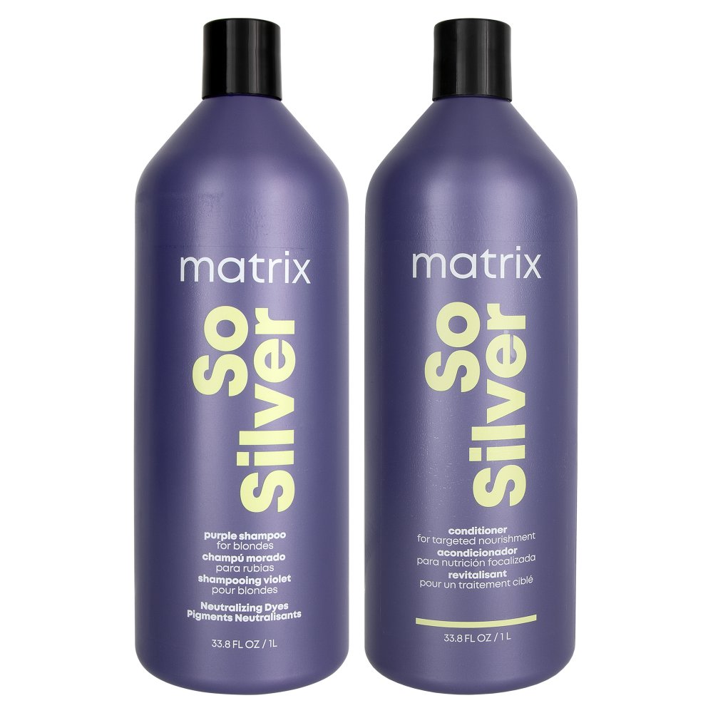 Matrix Total Results So Silver Color Obsessed Shampoo & Conditioner Set ... Matrix Total Results So Silver Color Obsessed Shampoo & Conditioner Set ...