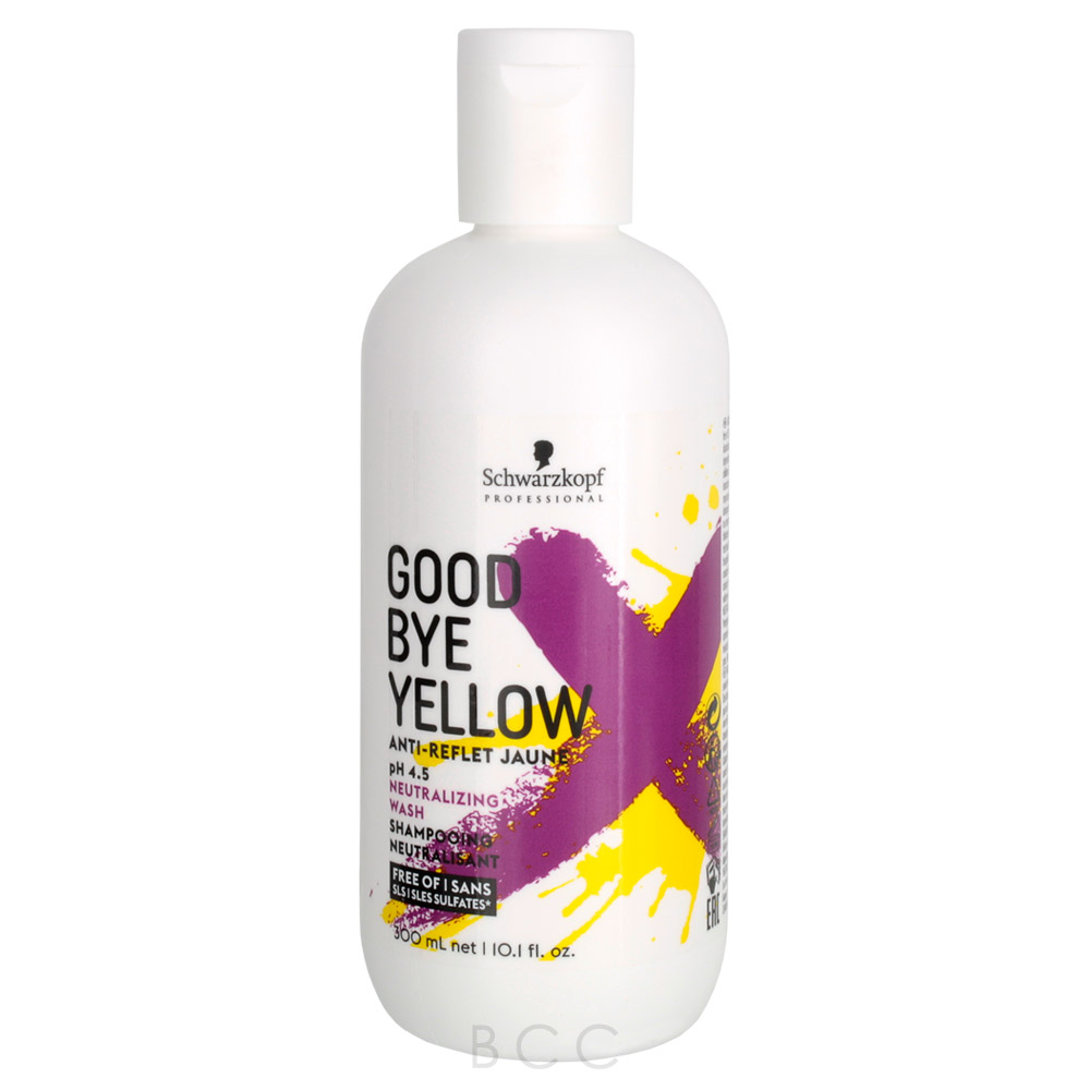 Schwarzkopf Good Bye Yellow Neutralizing Wash | Beauty Care Choices